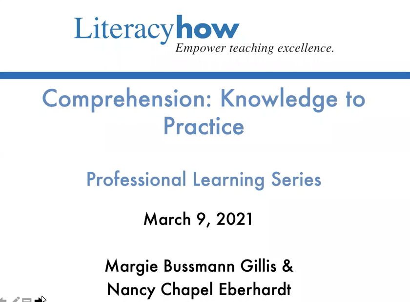 Comprehension Archives - Literacy How