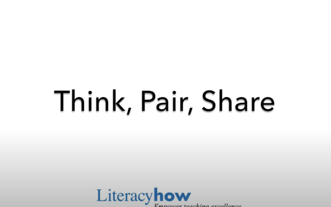 Think, Pair, Share - Literacy How
