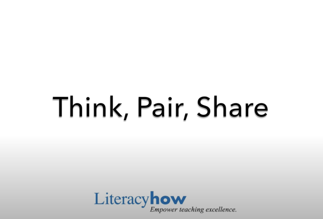 Think, Pair, Share - Literacy How
